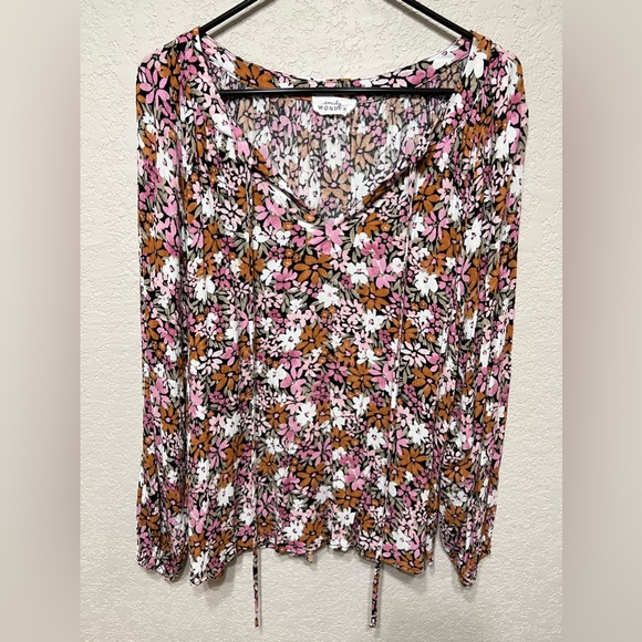 Tops | Emily Wonder Floral Long Sleeve Blouse | Poshmark